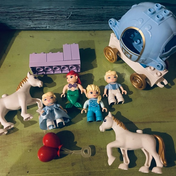 Disney | Toys | Disney Princess Duplo Blocks Accessory People Elsa ...